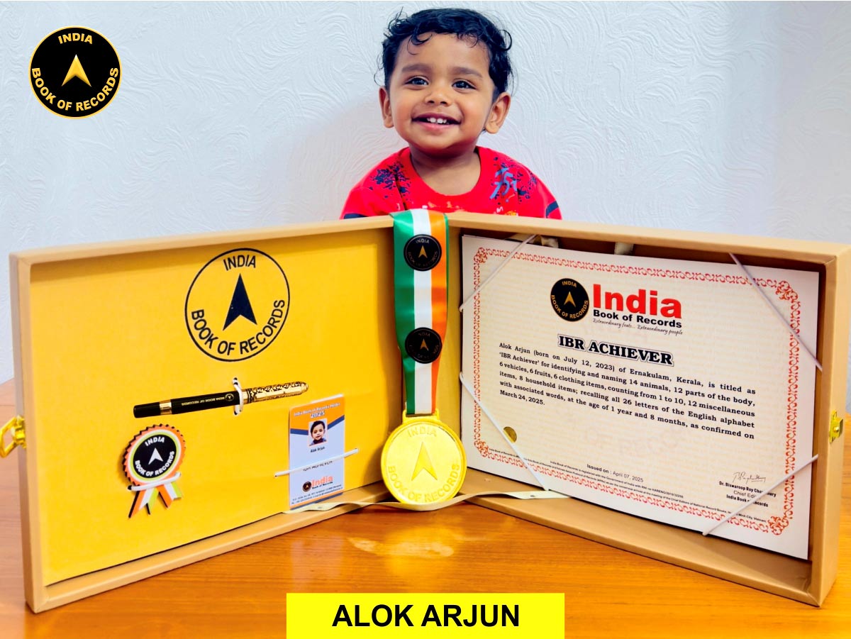 Alok Arjun- IBR Achiever - India Book of Records