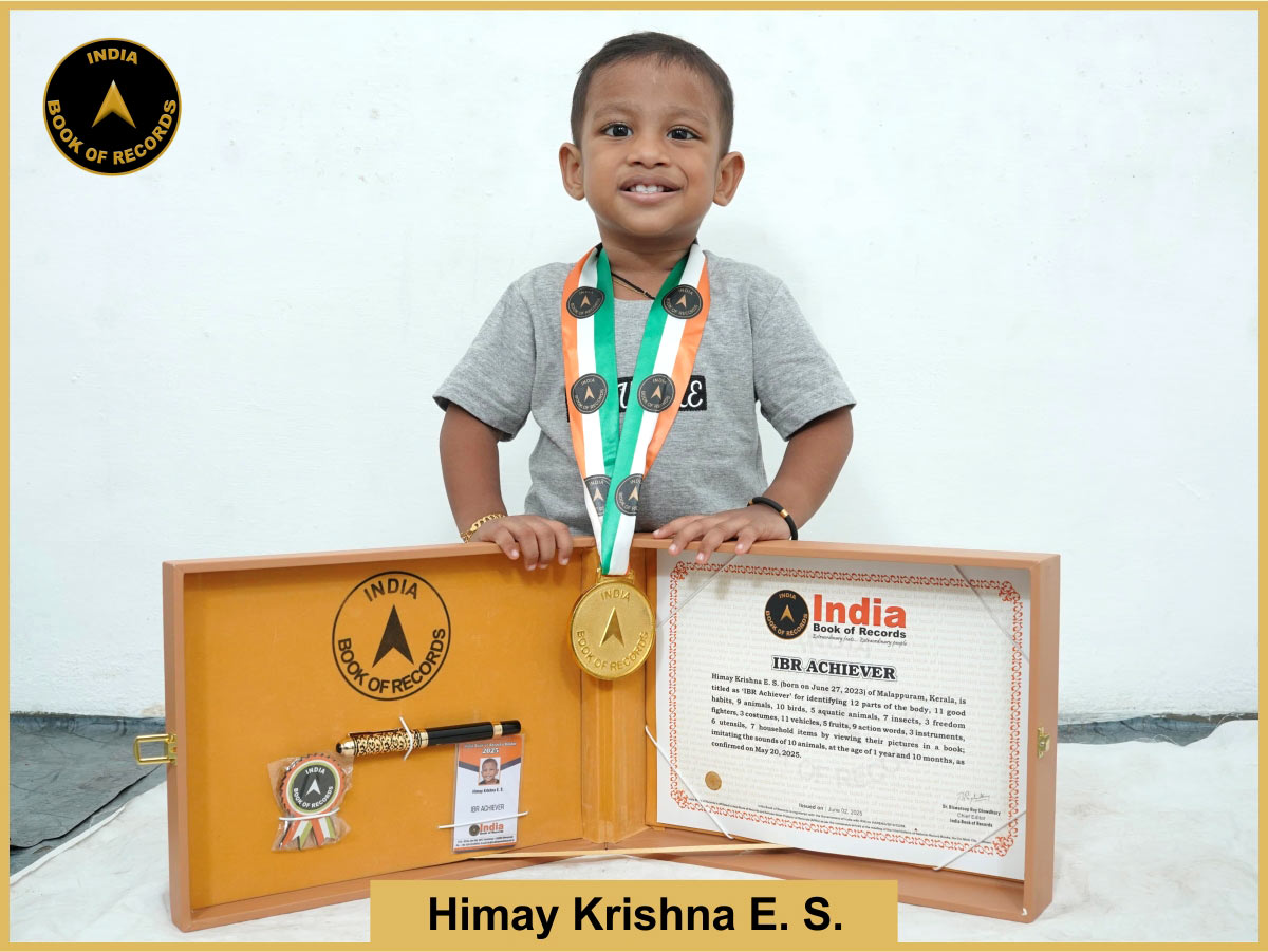 Himay Krishna E. S. - IBR Achiever