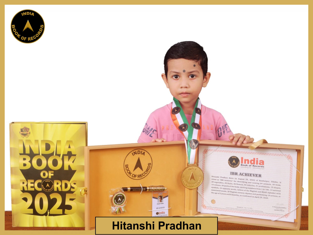 Hitanshi Pradhan - IBR Achiever