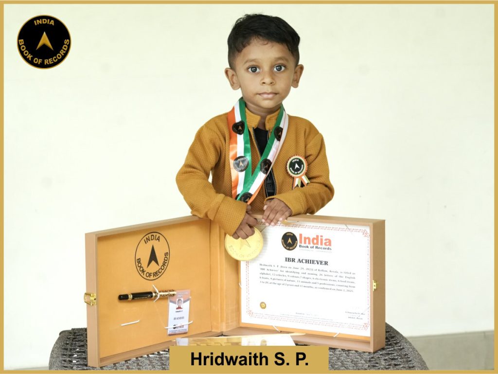 Hridwaith S. P. - IBR Achiever