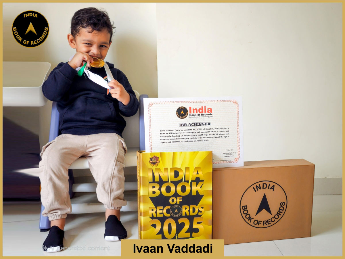 Ivaan Vaddadi - IBR Achiever
