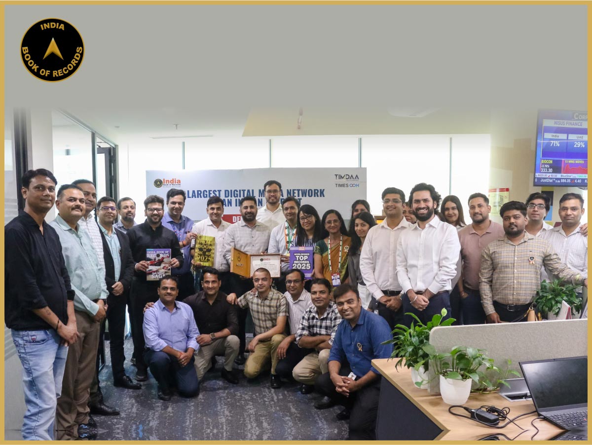 Largest Digital Media Network at an Indian Airport - India Book of Records