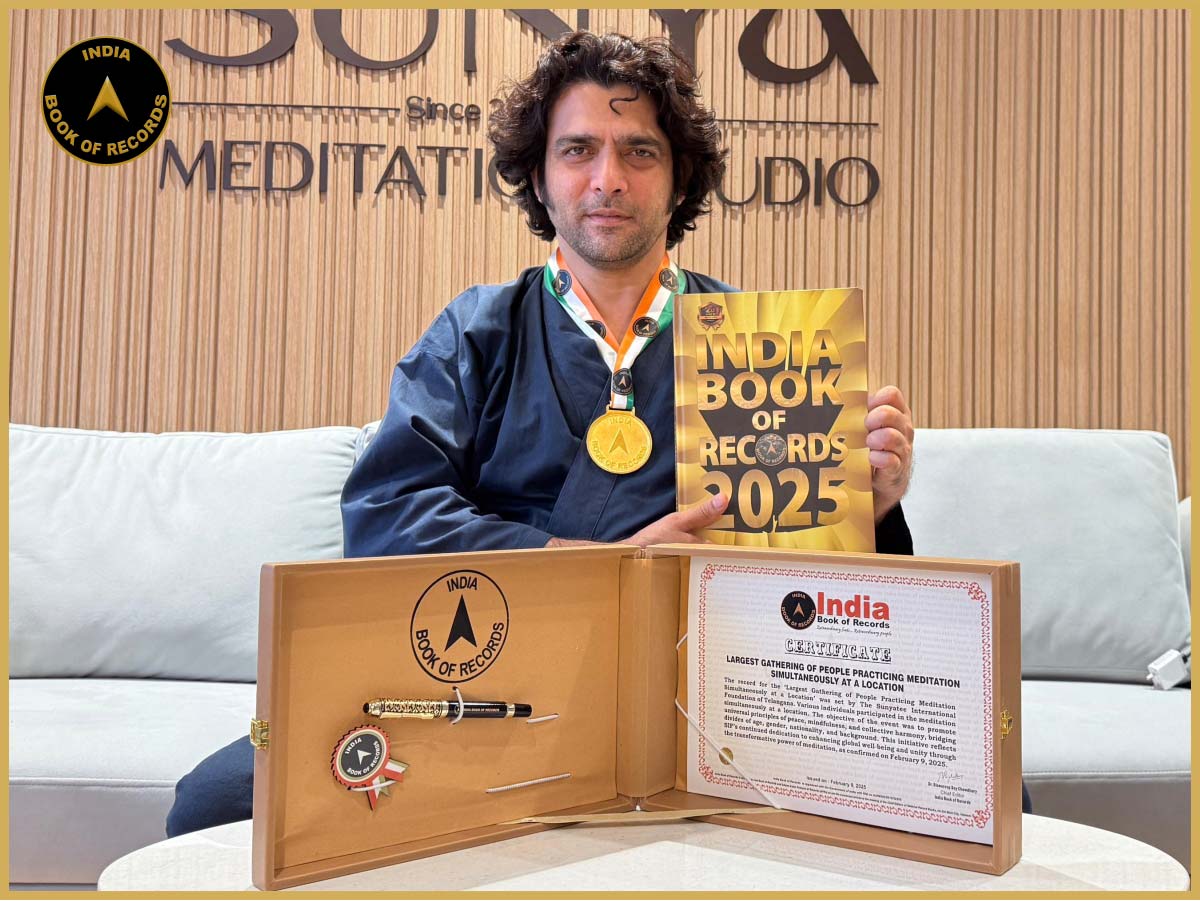 Largest Gathering of People Practicing Meditation Simultaneously at a ...