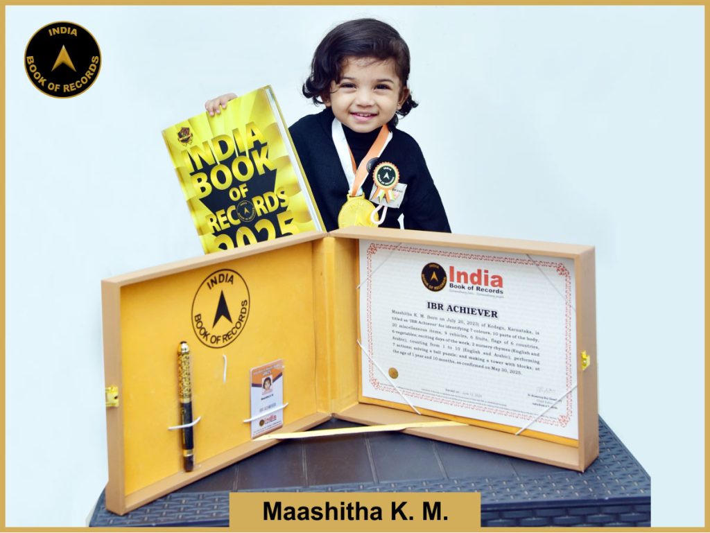 Maashitha K. M - IBR Achiever