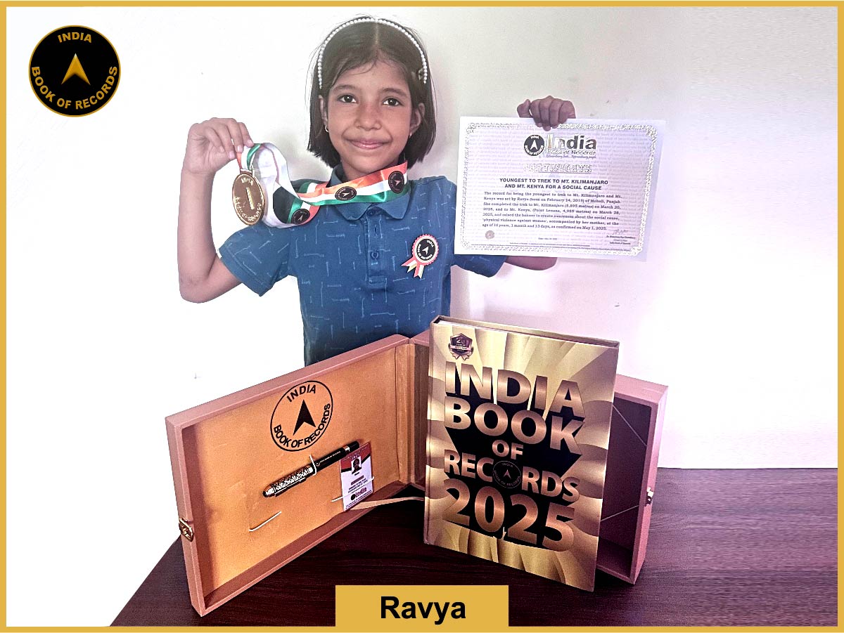 Youngest to trek to Mt. Kilimanjaro and Mt. Kenya for a social cause ...
