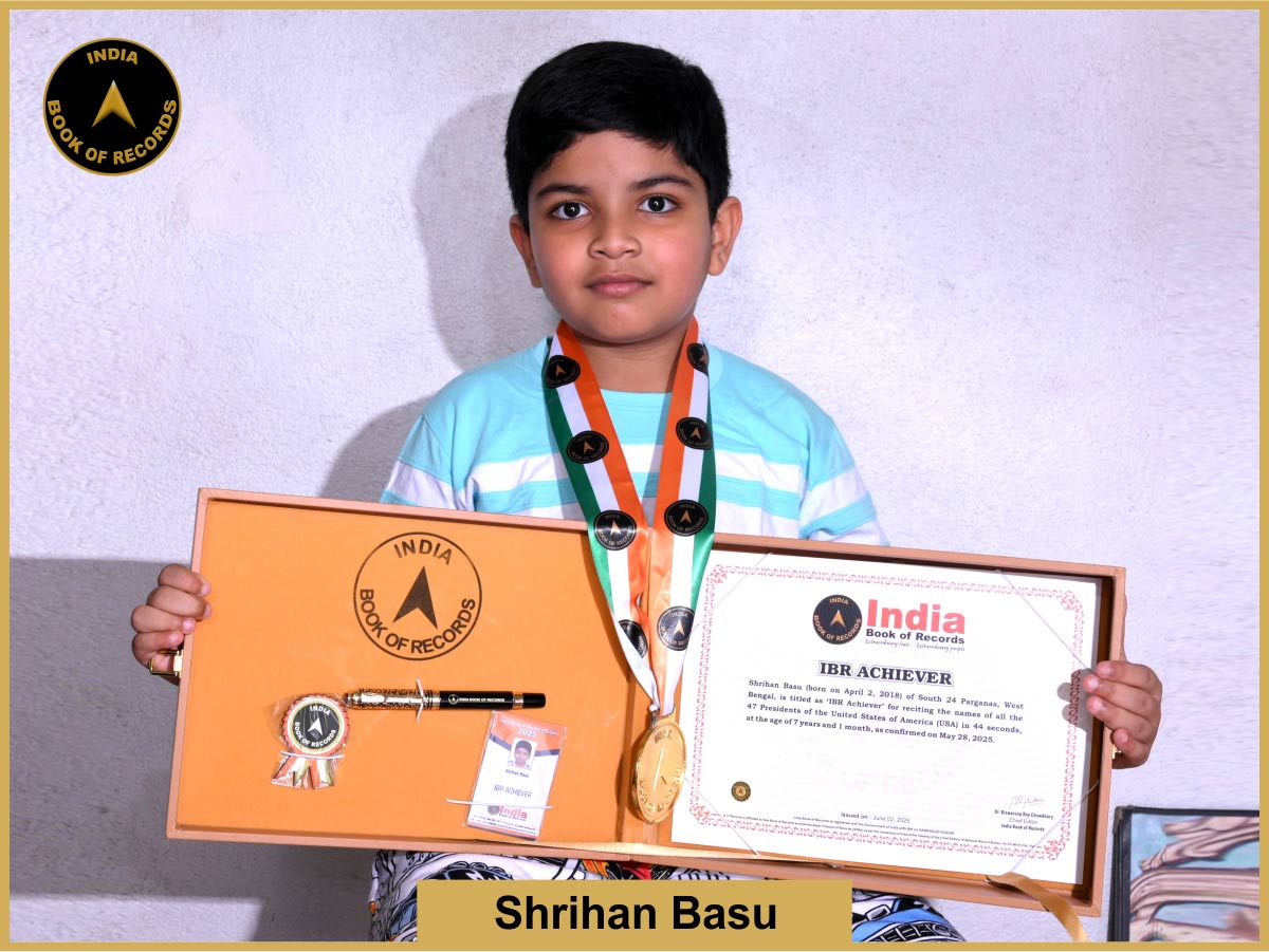 Shrihan Basu - IBR Achiever
