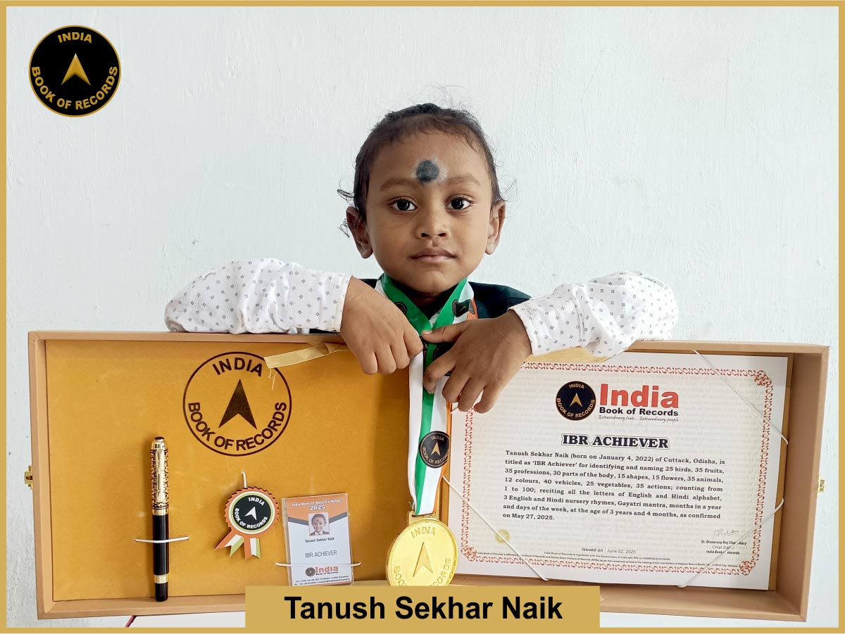 Tanush Sekhar Naik - IBR Achiever