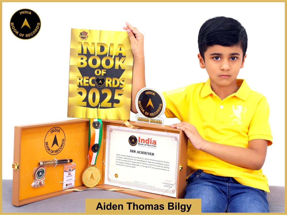 Aiden Thomas Bilgy - IBR Achiever