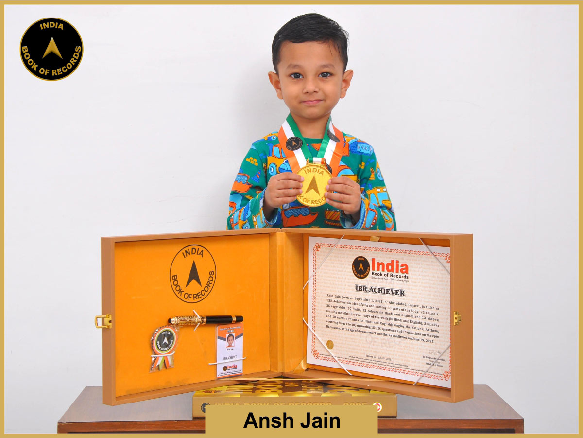 Ansh Jain - IBR Achiever