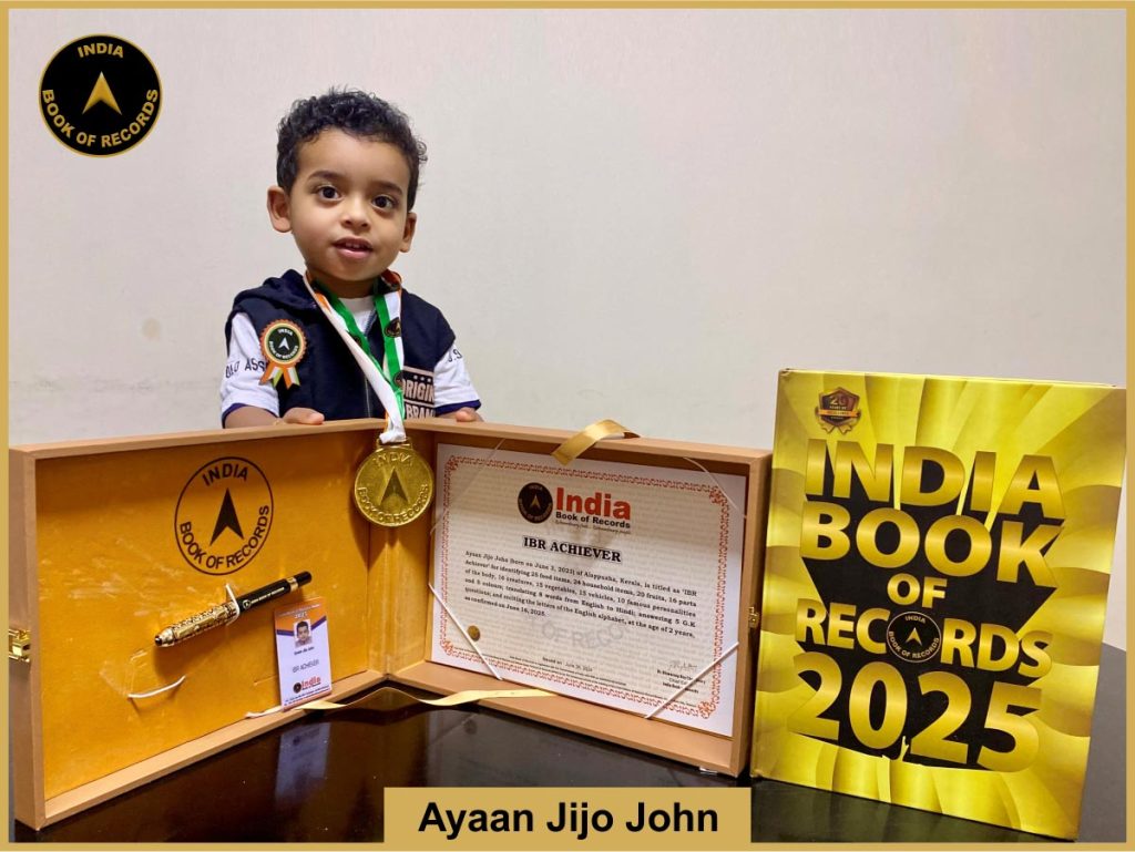 Ayaan Jijo John - IBR Achiever