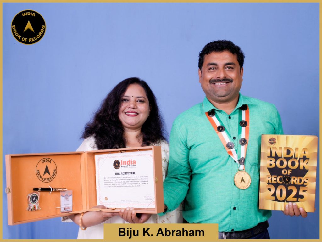 Biju K. Abraham - IBR Achiever