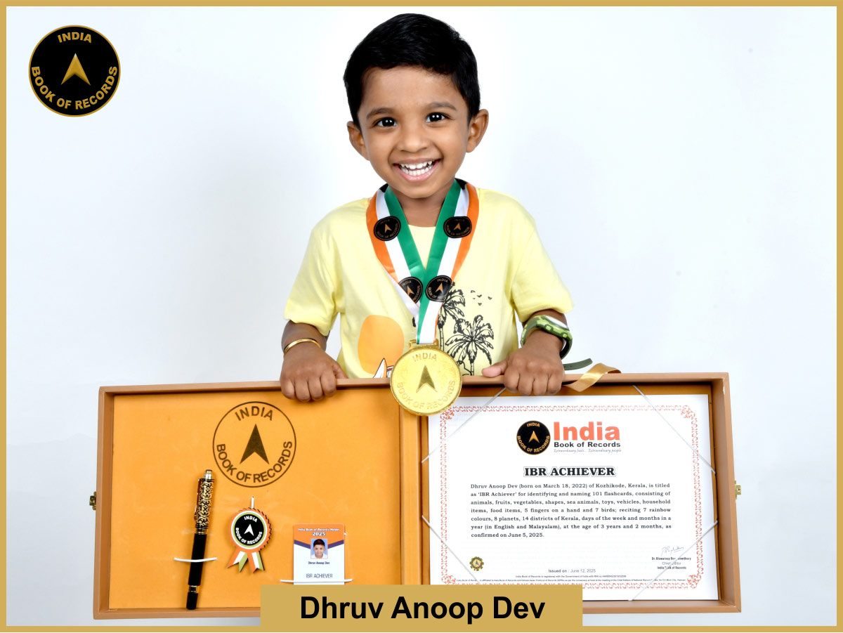Dhruv Anoop Dev - IBR Achiever