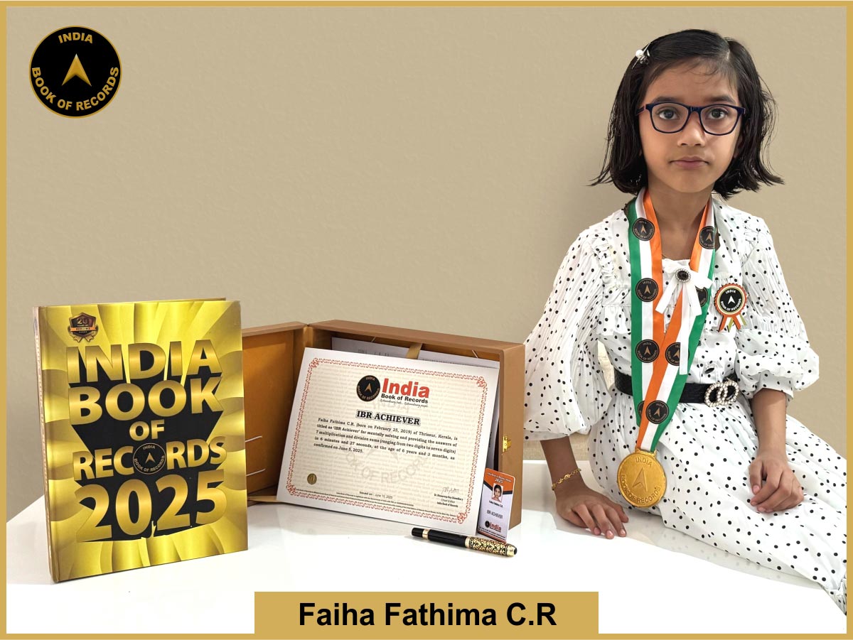 Faiha Fathima C.R. - IBR Achiever