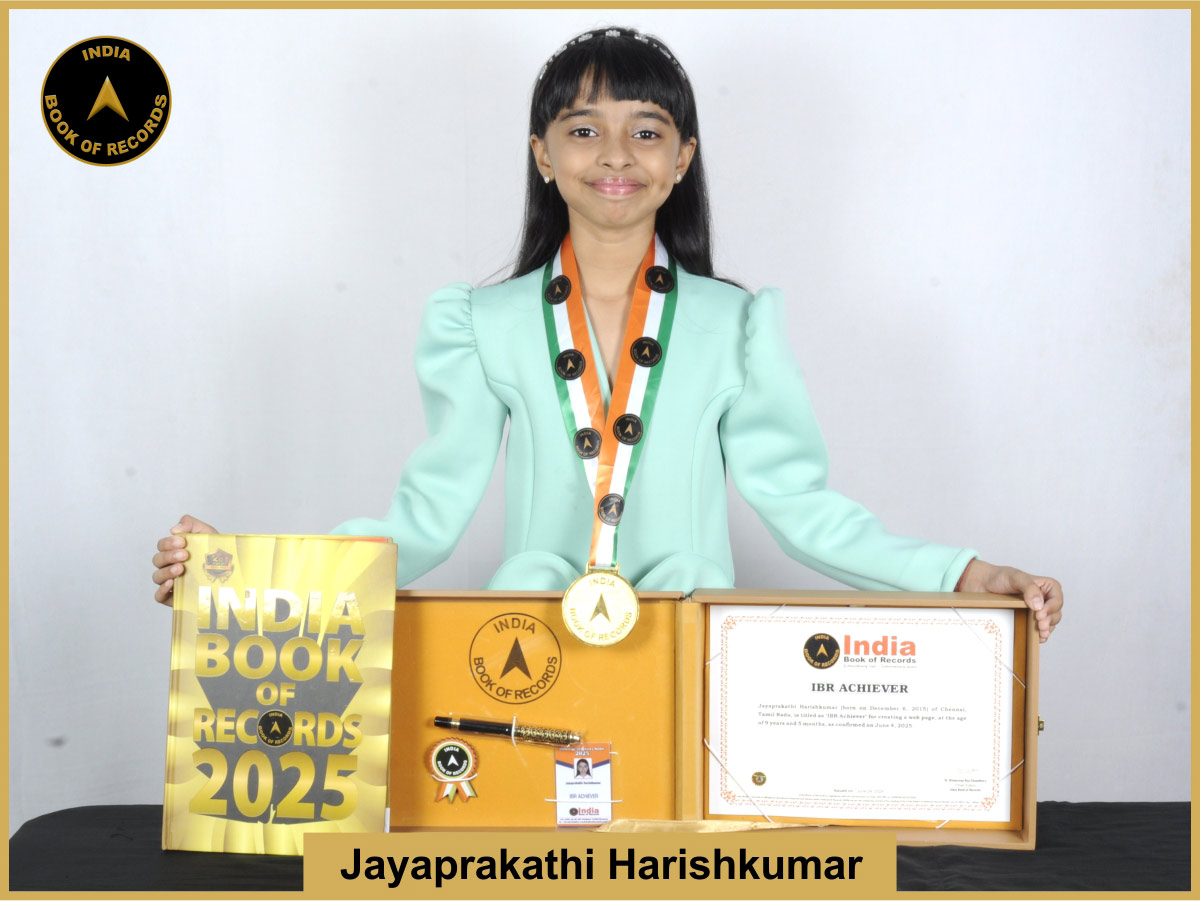 Jayaprakathi Harishkumar - IBR Achiever