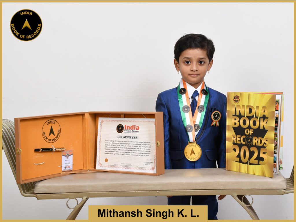 Mithansh Singh K. L. - IBR Achiever