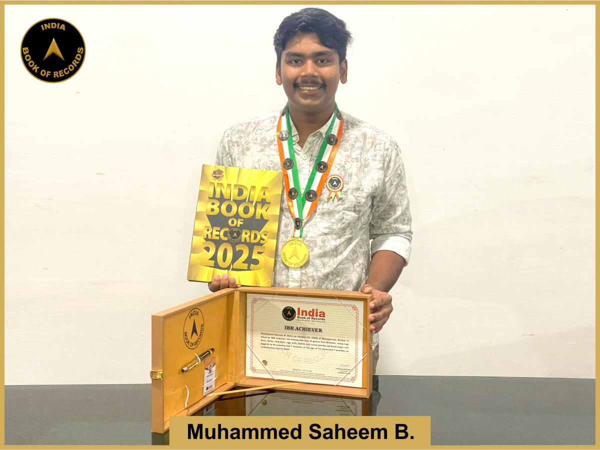 Muhammed Saheem B. - IBR Achiever
