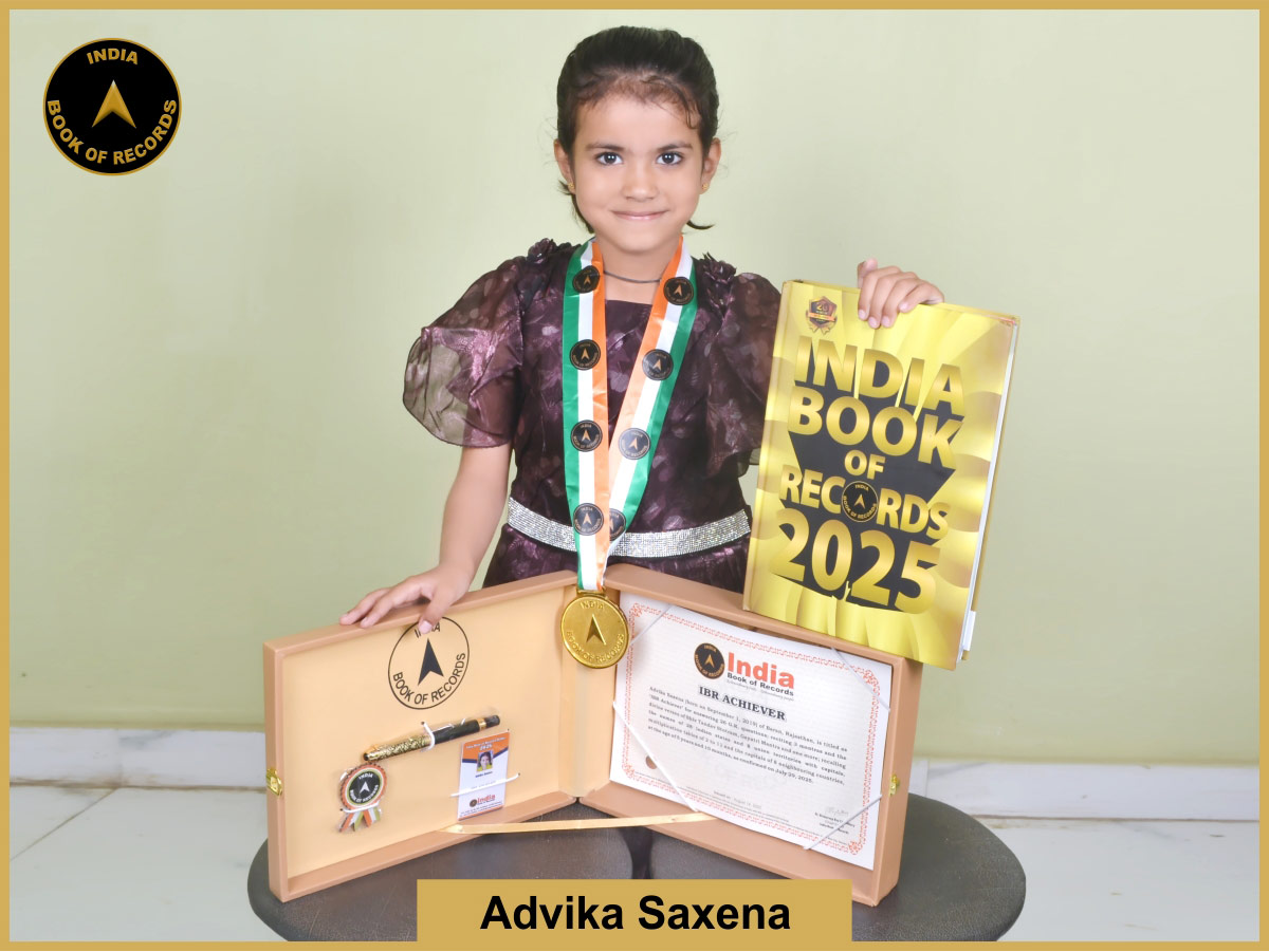 Advika Saxena - IBR Achiever