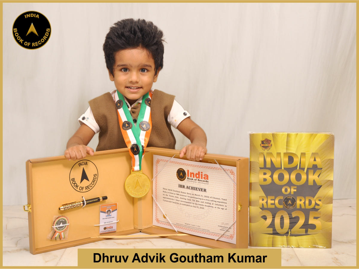 Dhruv Advik Goutham Kumar - IBR Achiever