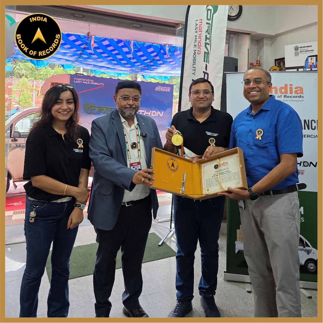 Maximum Distance Covered by a CNG Small Commercial Vehicle - India Book ...