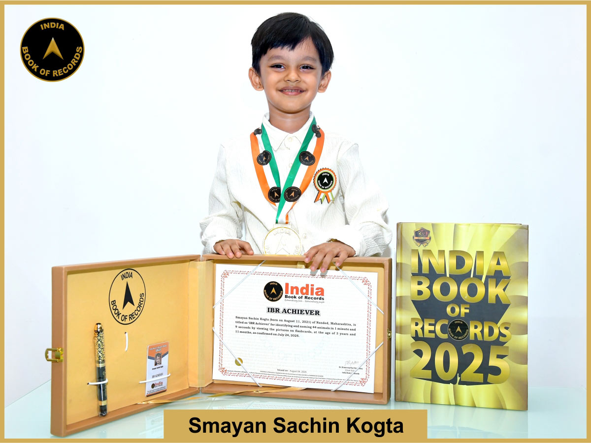 Smayan Sachin Kogta - IBR Achiever