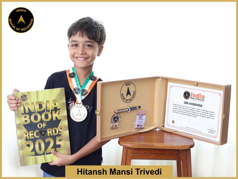 Hitansh Mansi Trivedi - IBR Achiever
