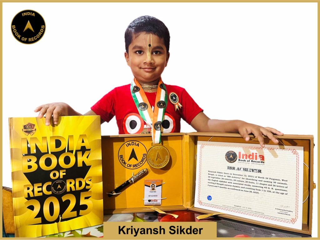 Kriyansh Sikder - IBR Achiever