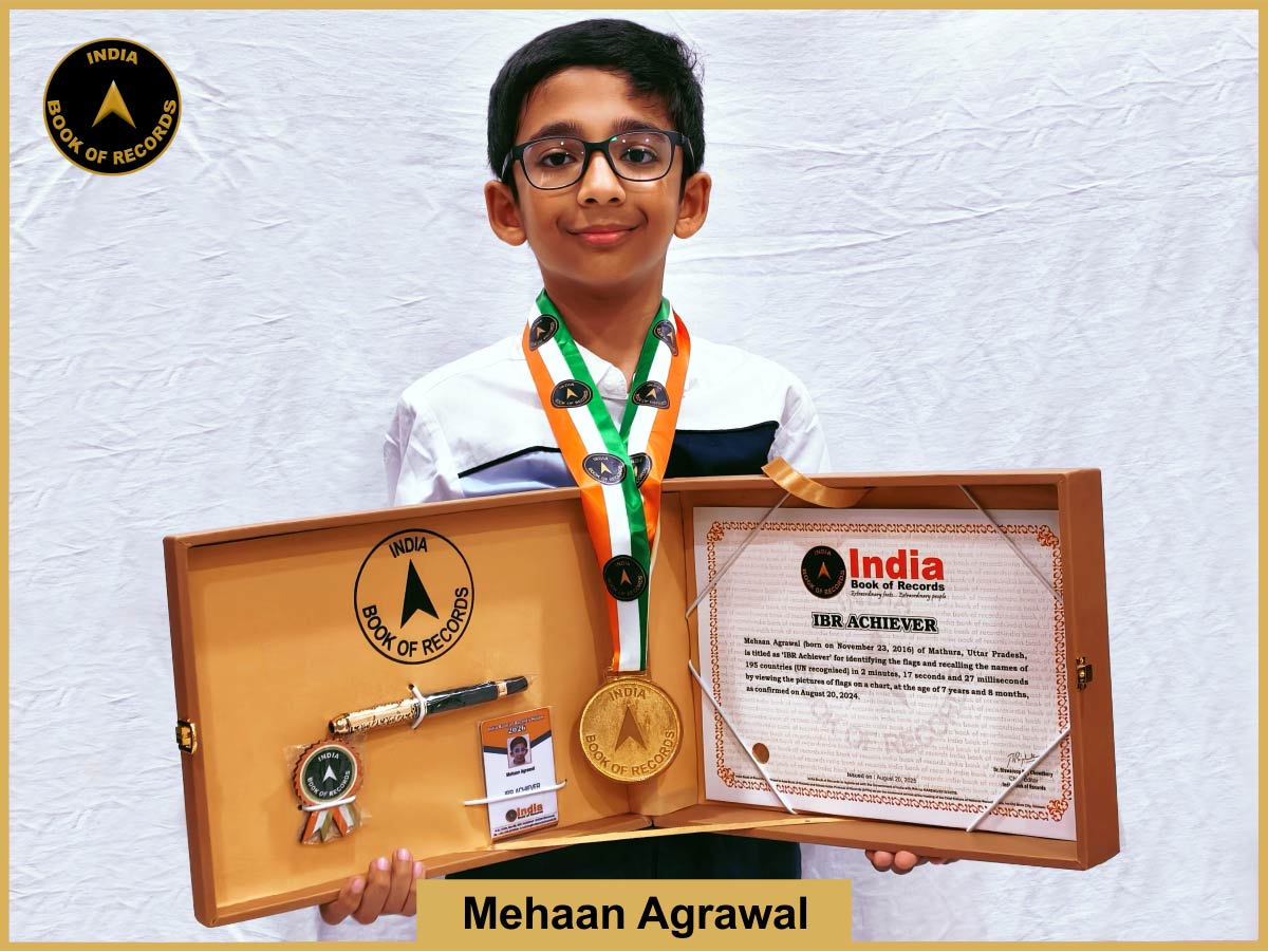 Mehaan Agrawal - IBR Achiever