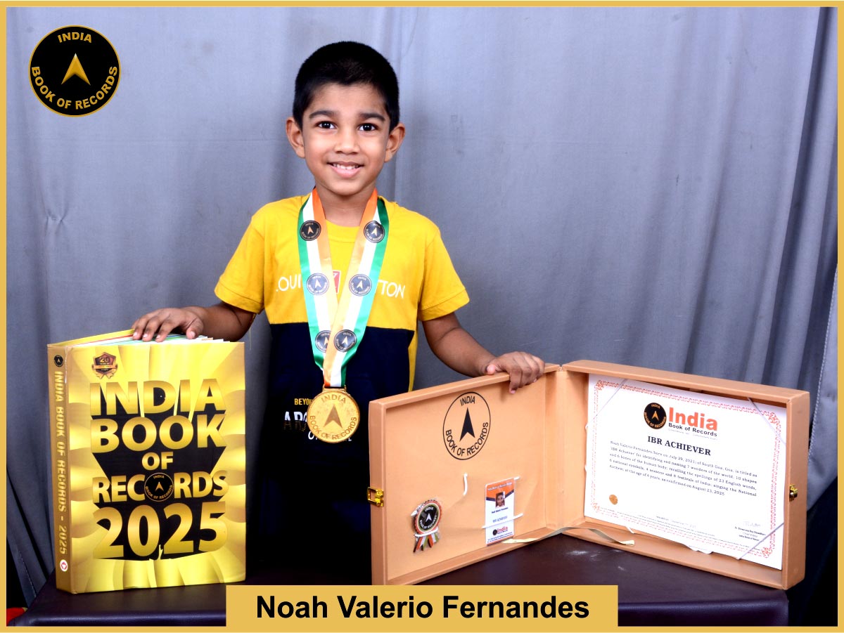 Noah Valerio Fernandes - IBR Achiever