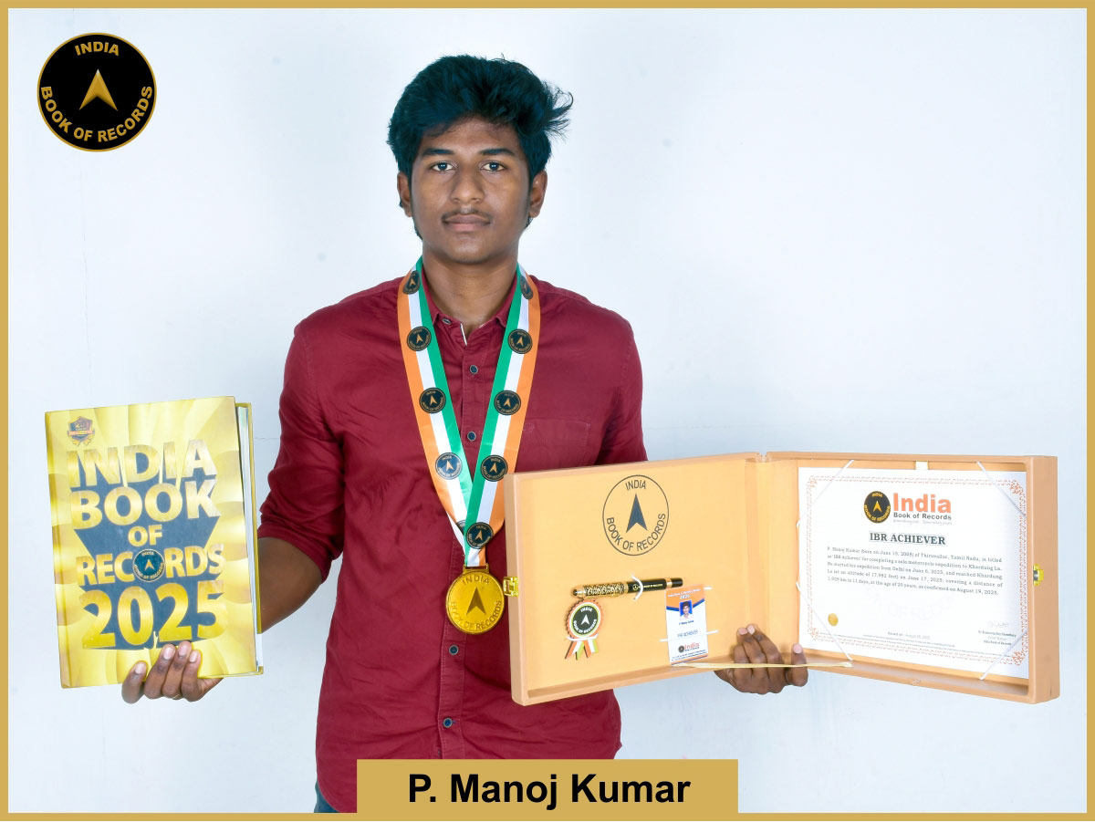 P. Manoj Kumar - IBR Achiever