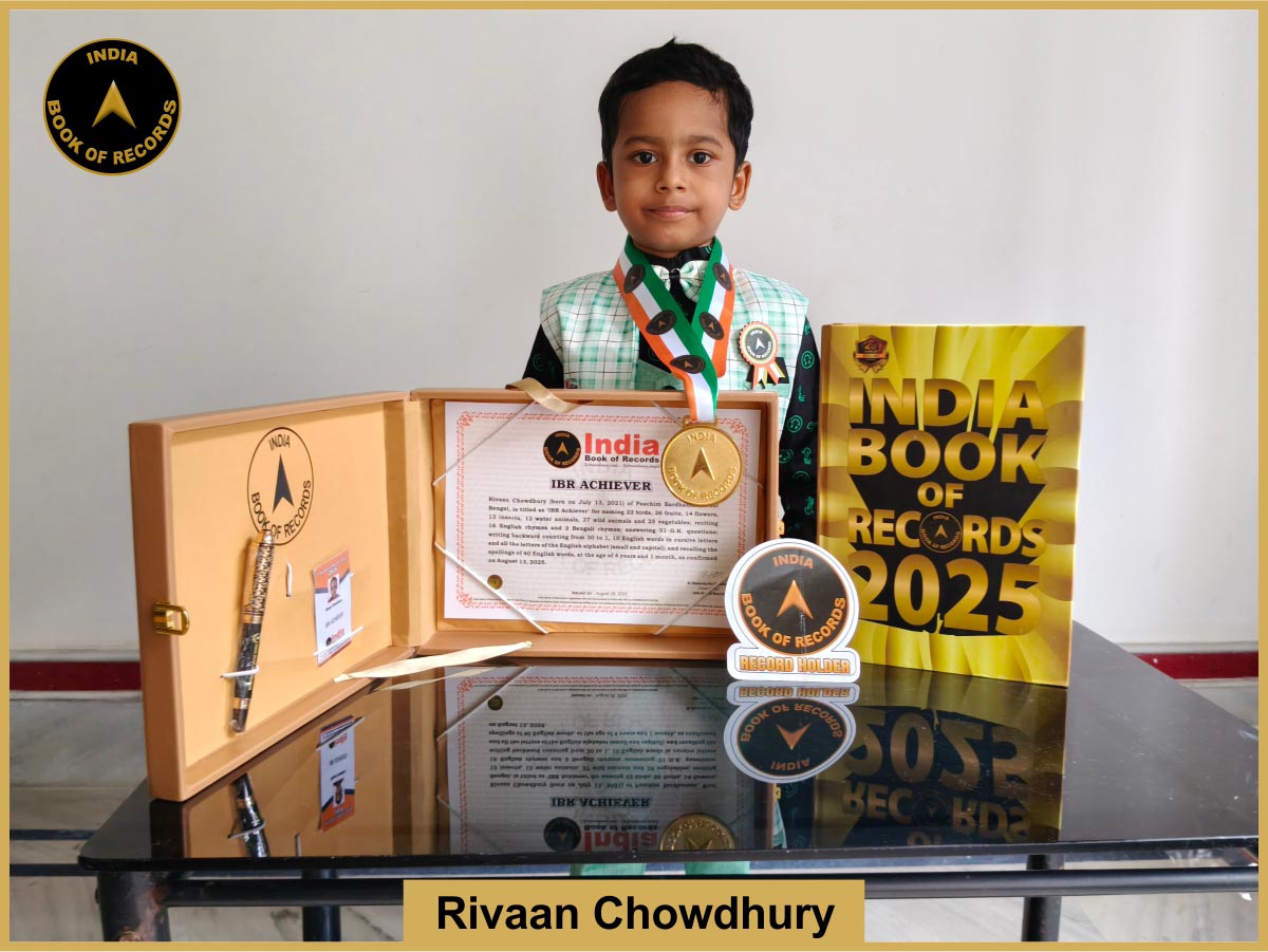 Rivaan Chowdhury - IBR Achiever
