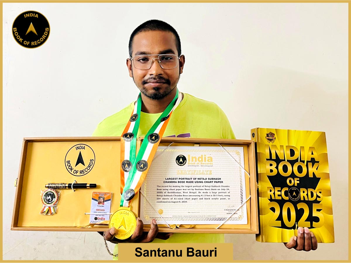 Largest portrait of Netaji Subhash Chandra Bose