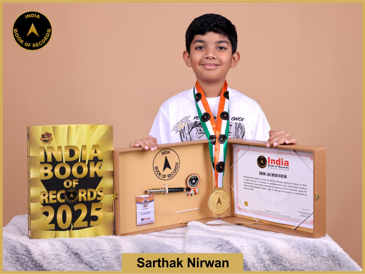 Sarthak Nirwan - IBR Achiever