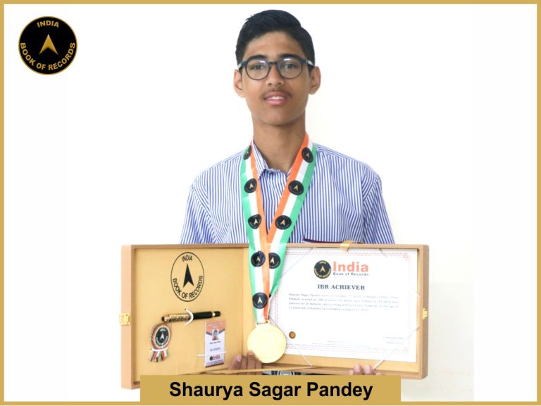 Shaurya Sagar Pandey - IBR Achiever