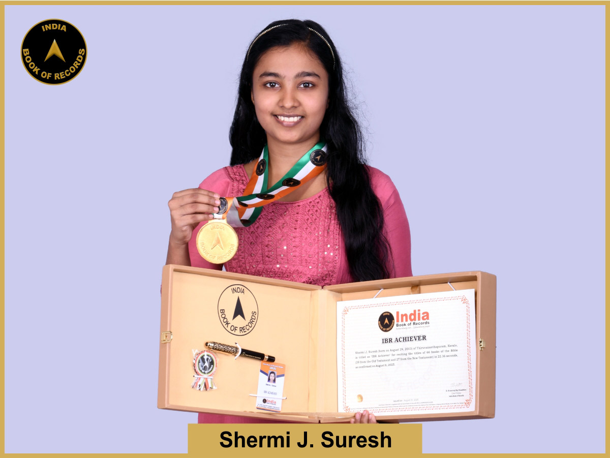 Shermi J. Suresh - IBR Achiever