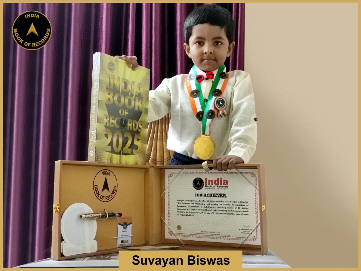 Suvayan Biswas - IBR Achiever