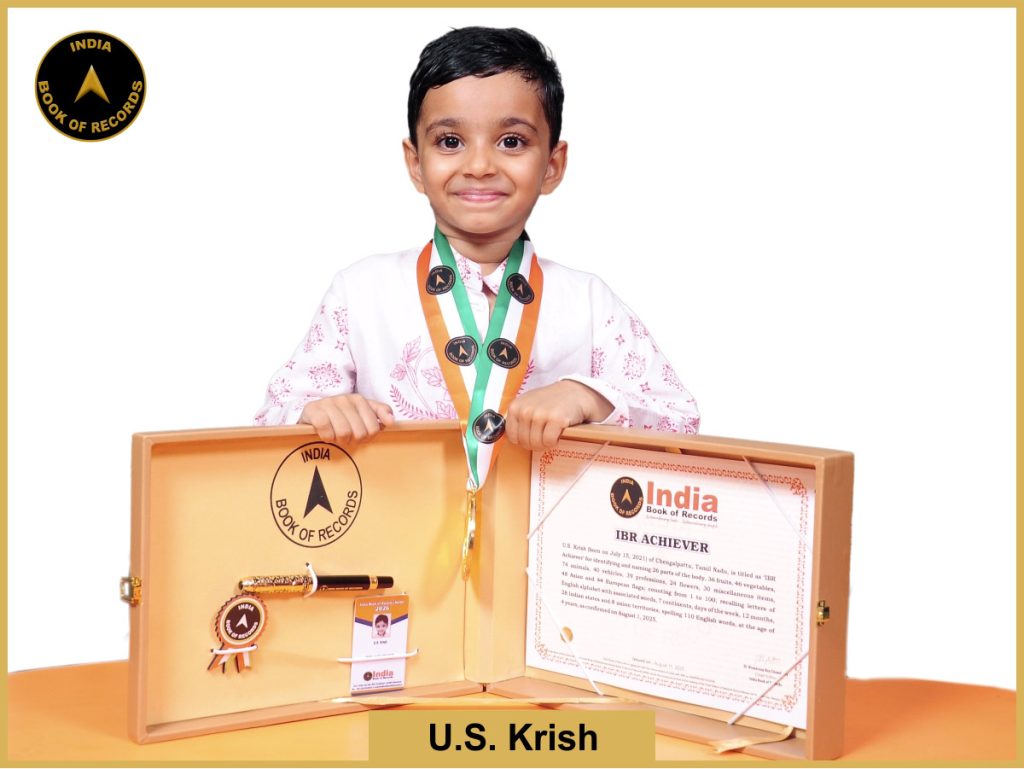 U.S. Krish - IBR Achiever
