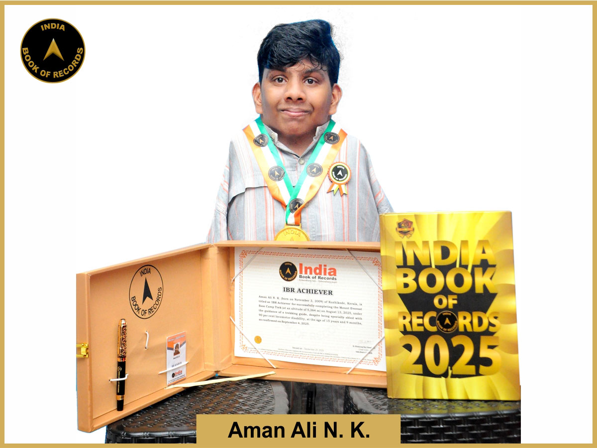 Aman Ali N. K. - IBR Achiever