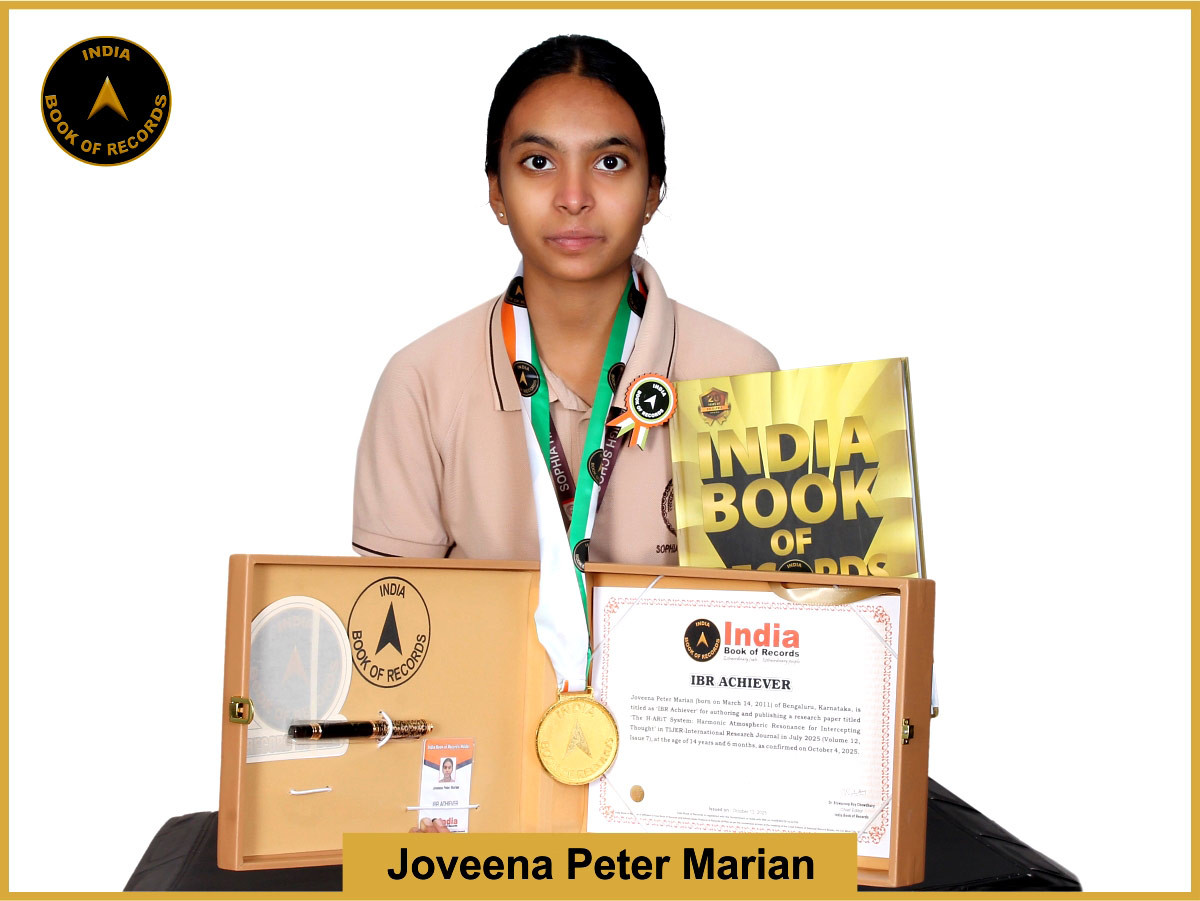Joveena Peter Marian - IBR Achiever