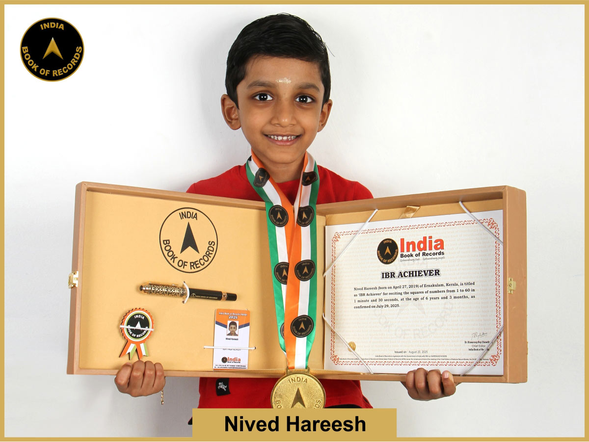 Nived Hareesh - IBR Achiever