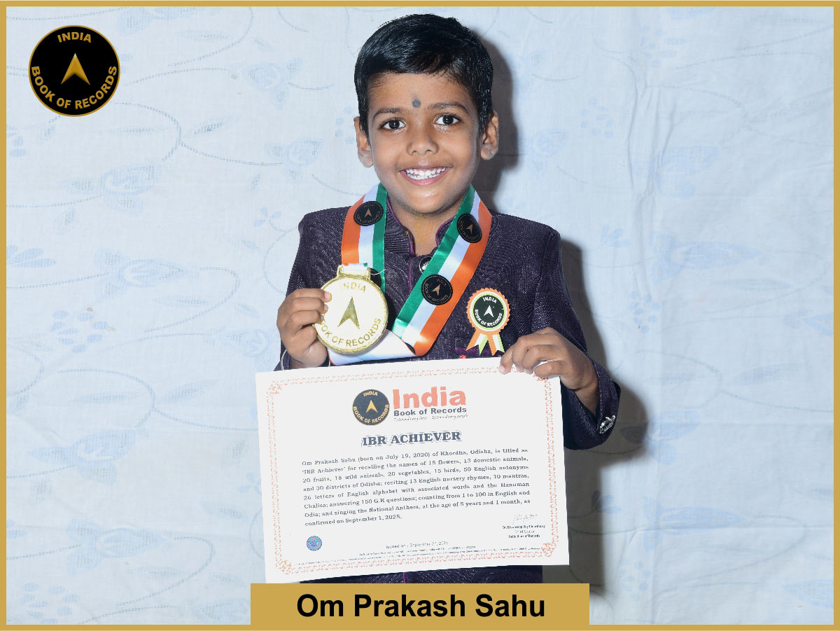 Om Prakash Sahu - IBR Achiever