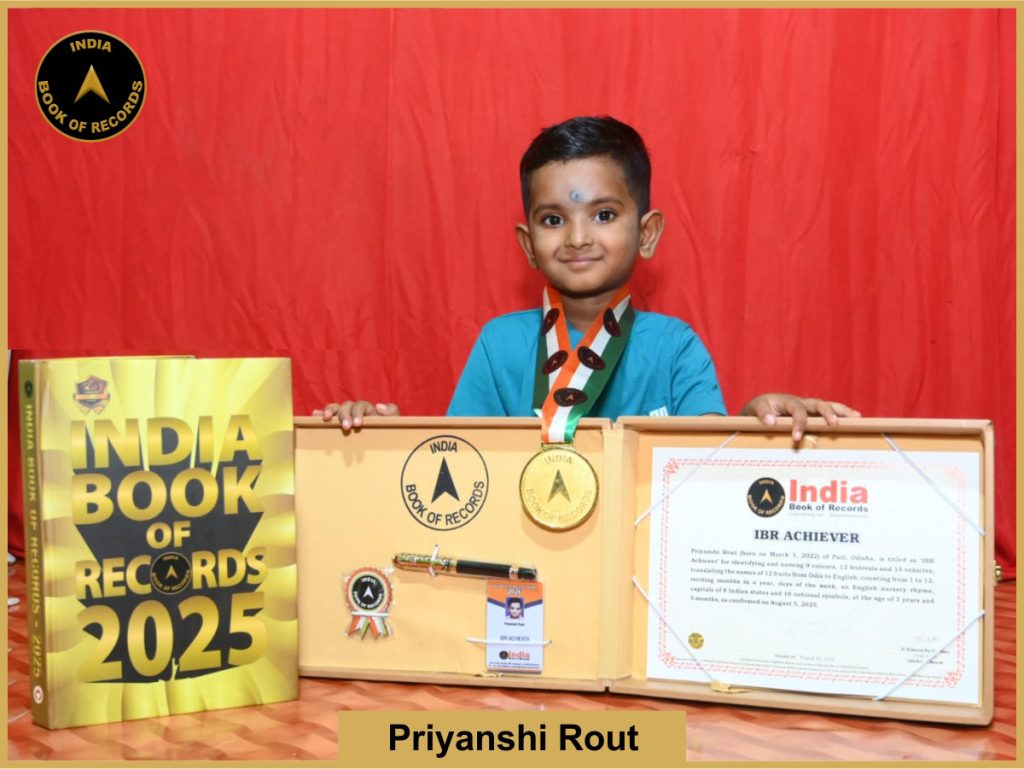 Priyanshi Rout - IBR Achiever
