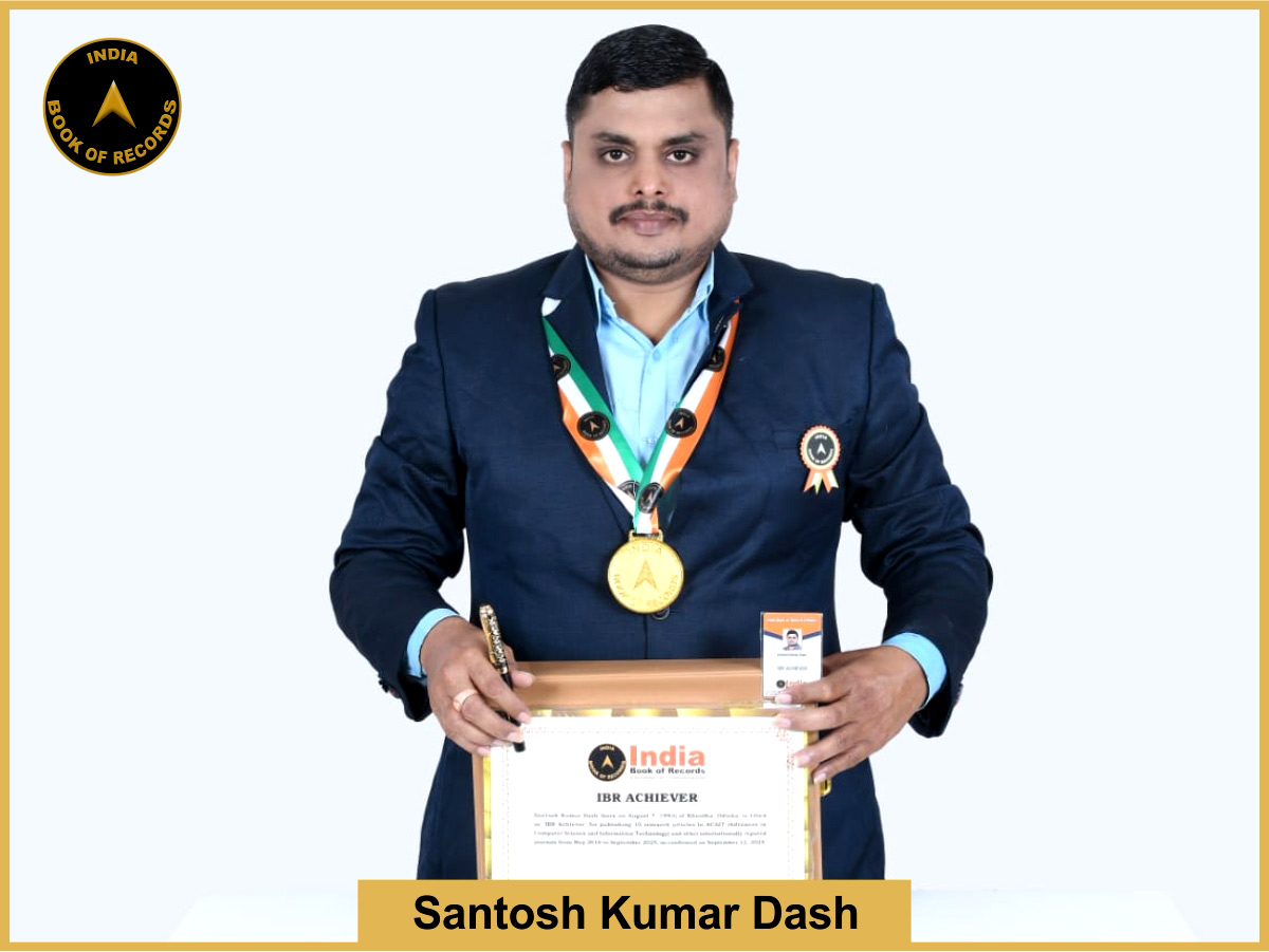 Santosh Kumar Dash - IBR Achiever