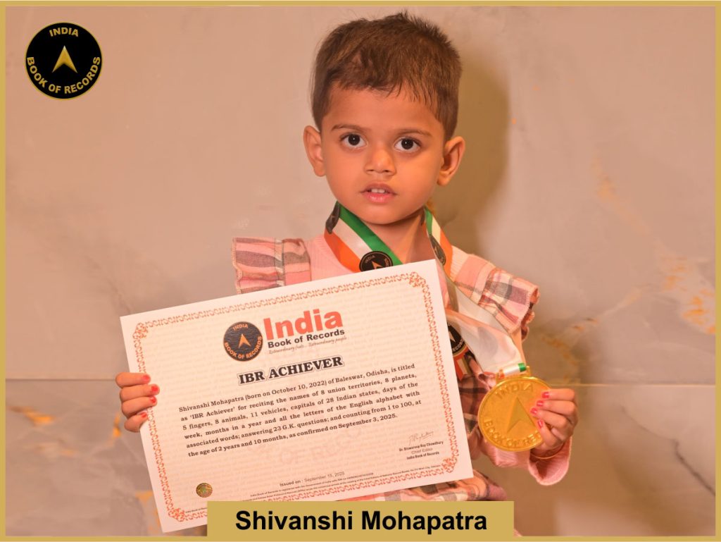 Shivanshi Mohapatra - IBR Achiever