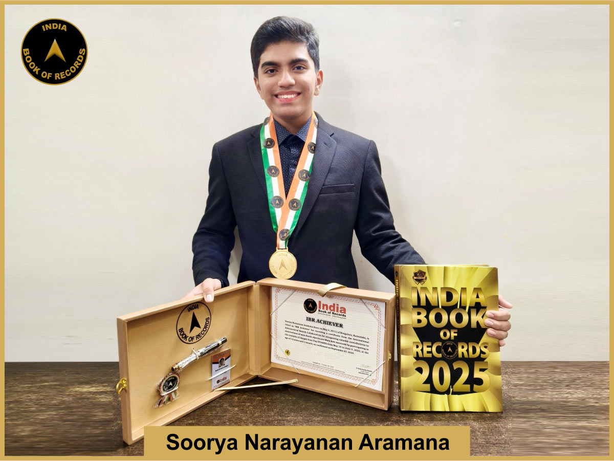Soorya Narayanan Aramana - IBR Achiever