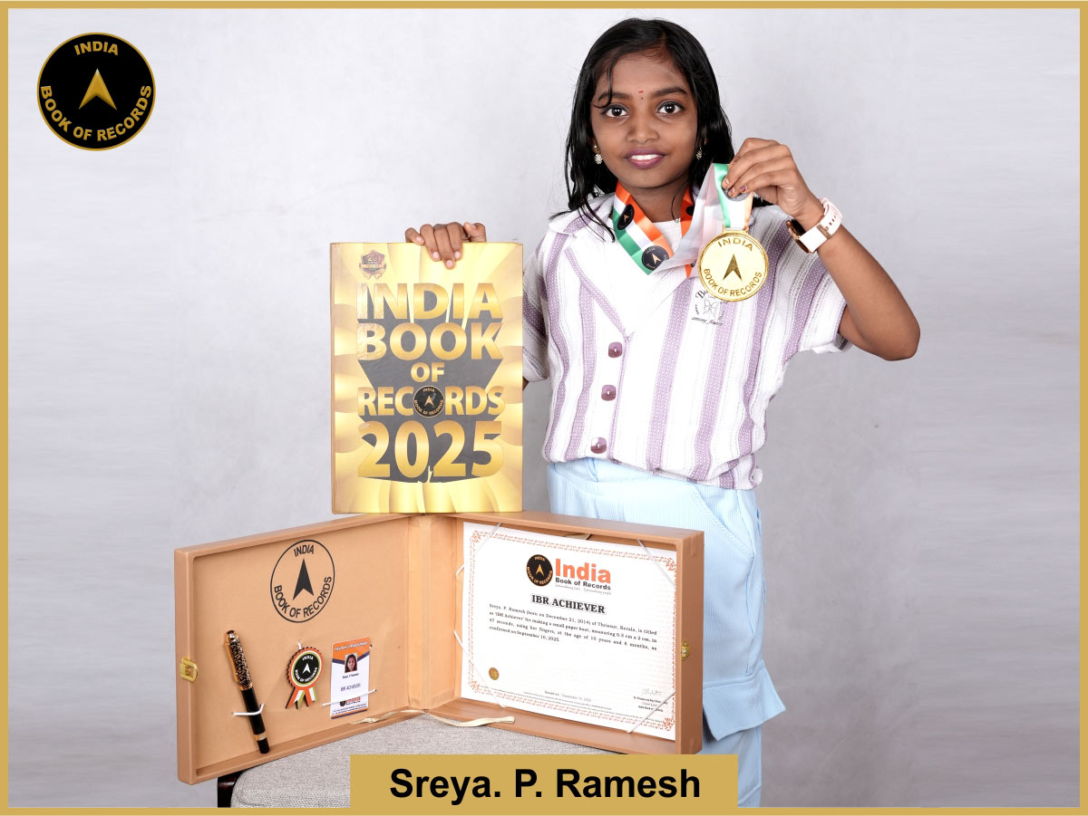 Sreya. P. Ramesh - IBR Achiever
