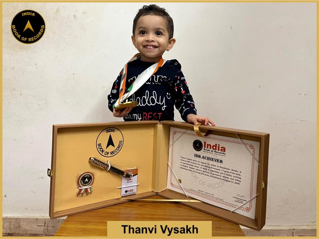 Thanvi Vysakh - IBR Achiever