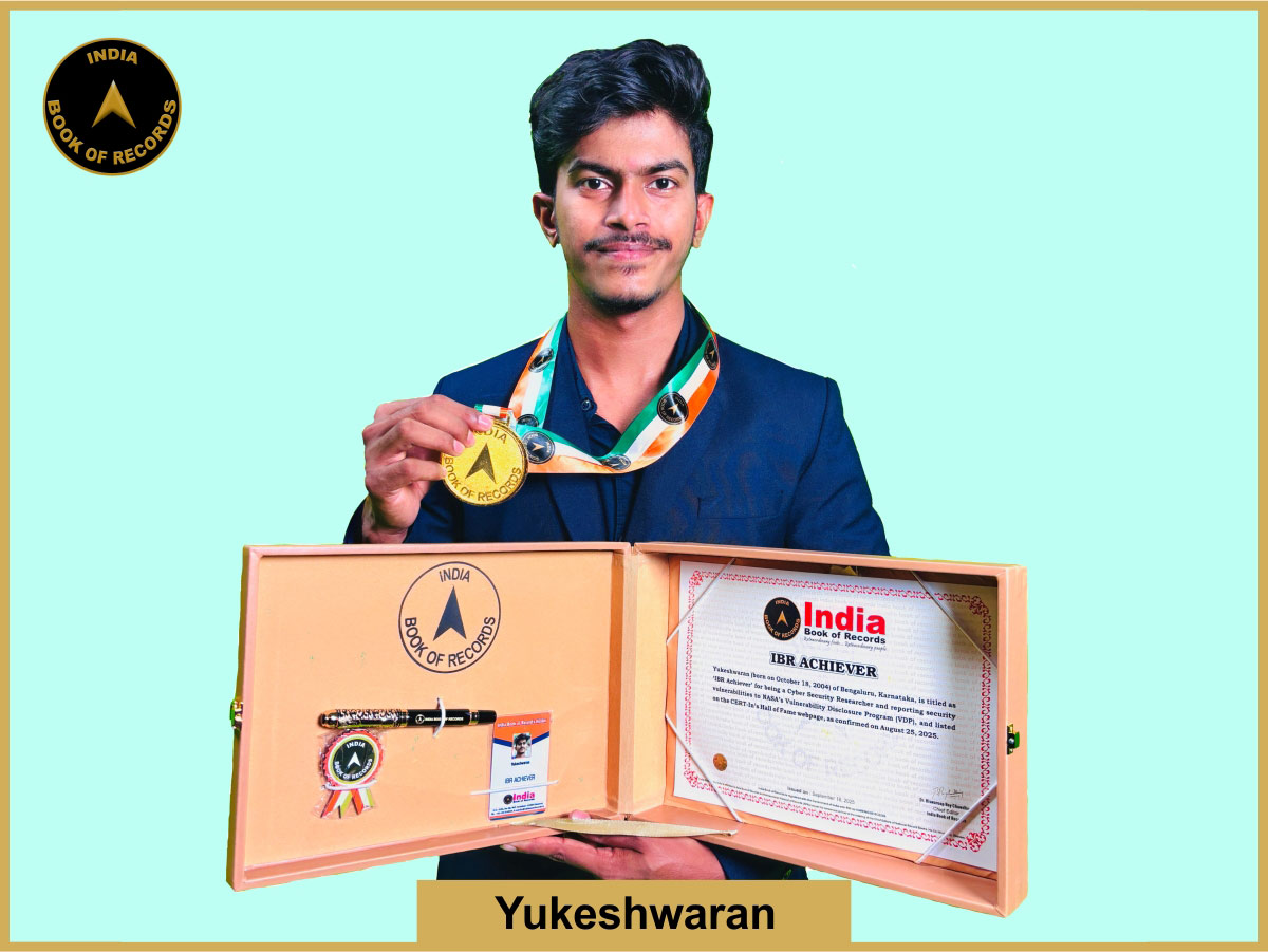 Yukeshwaran - IBR Achiever