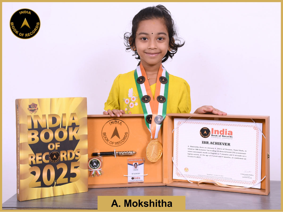 A. Mokshitha - IBR Achiever