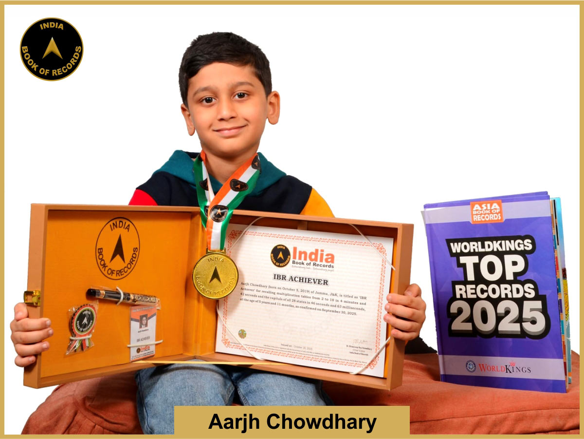 Aarjh Chowdhary - IBR Achiever