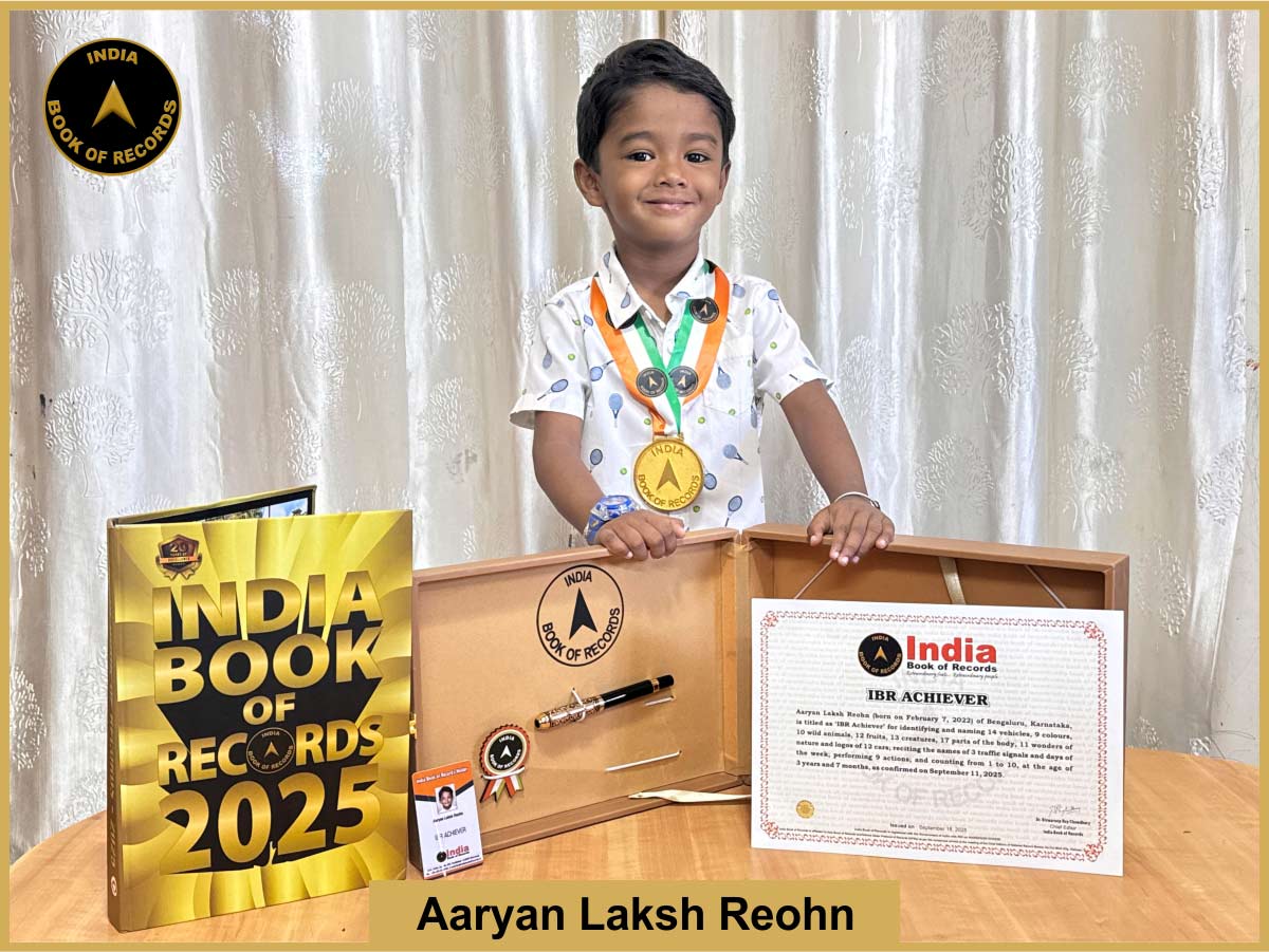 Aaryan Laksh Reohn - IBR Achiever